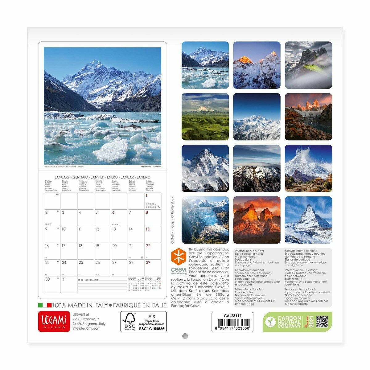Mini Calendrier 2023 Montagne Mini Calendrier 2023 Montagne